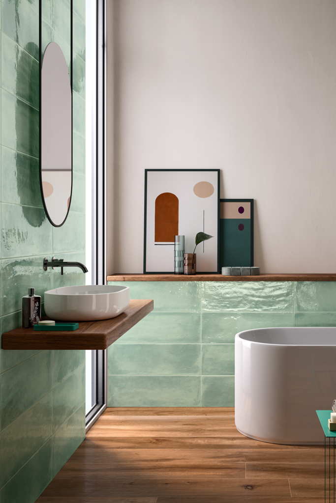 Bagni Moderni e colorati - Idee arredo - Agenzia immobiliare Ghisalba